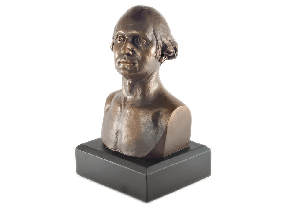 George Washington 6" Polystone Bronze-Finished Bust – Xenos Candy "N" Gifts